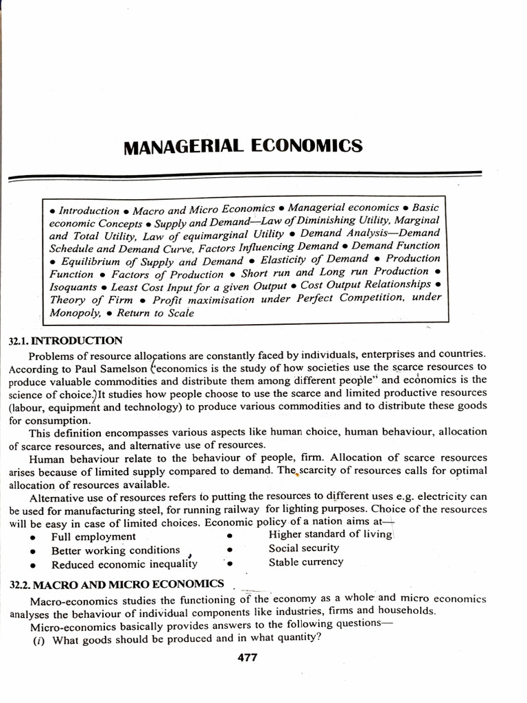 Introduction to Economics_Demand Analysis | PDF | Demand | Supply ...