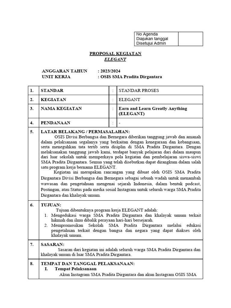 Proposal Elegant | PDF