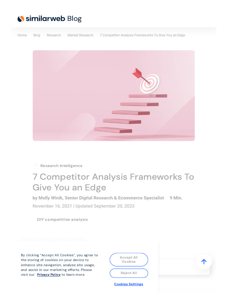 7 Types of Competitor Analysis Frameworks - Similarweb | PDF | Customer ...