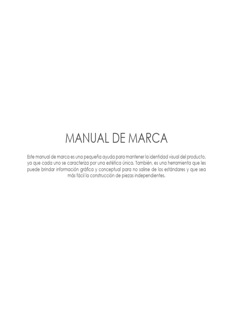 Manual de Marca | PDF | Proteínas