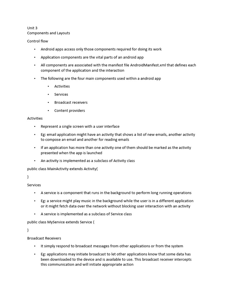 ch3 | PDF | Mobile App | Class (Computer Programming)