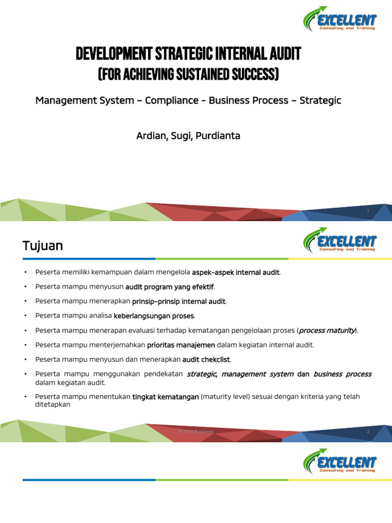 Module Strategic Internal Audit | PDF