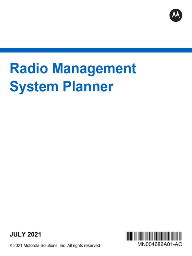 Radio Management System Planner | PDF | Computer Network | Server ...
