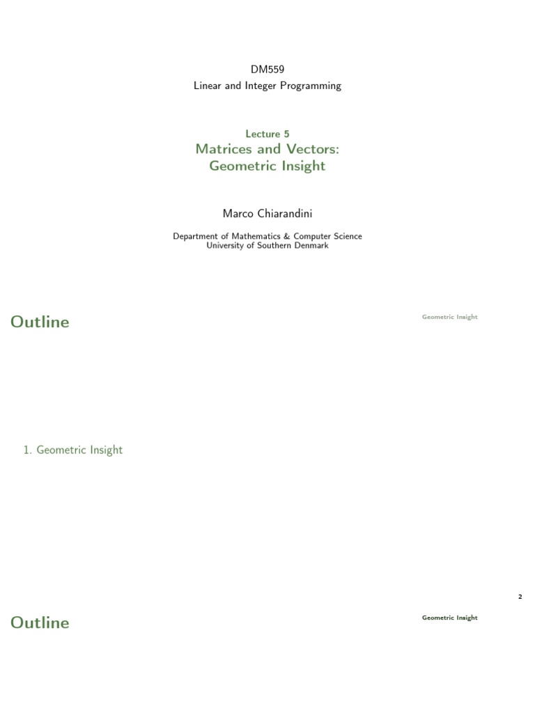 Matrices and Vectors | PDF | Euclidean Vector | Vector Space