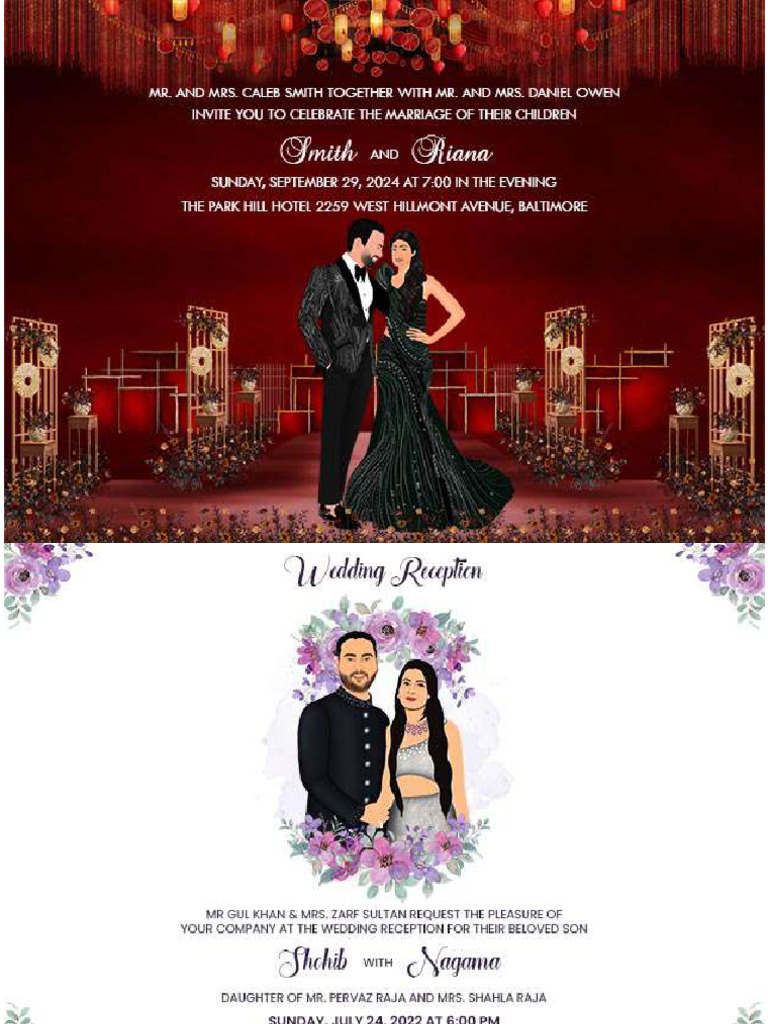 Wedding Invitation Card Maker - Crafty Art | PDF