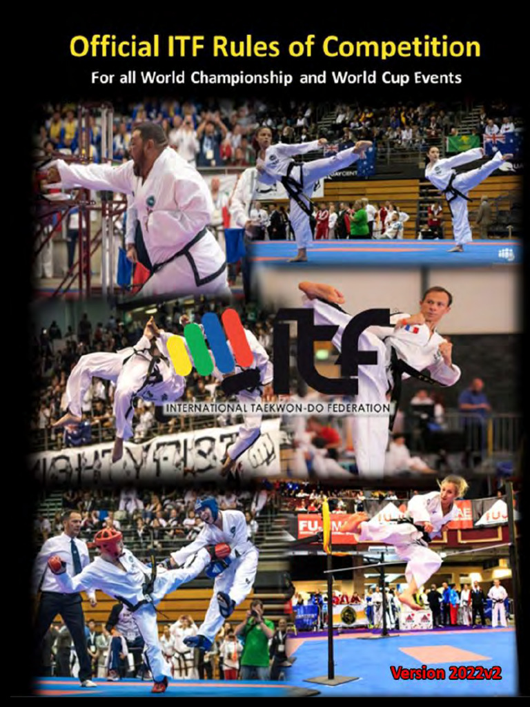 Official ITF Rules of Competition Version 2022v2 | PDF | Referee | Taekwondo