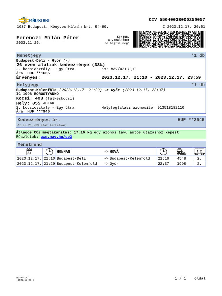 JEGY-Ferenczi Milan Peter - 5594003B000259057 | PDF