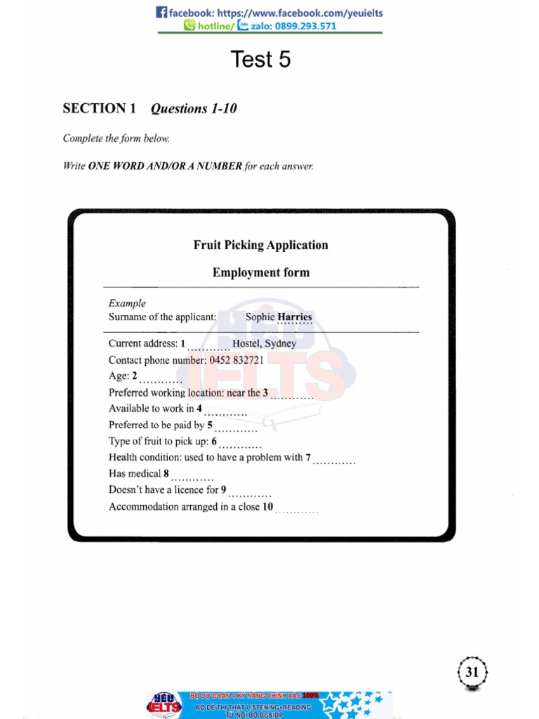 Actual 5 Test 5-6 | PDF