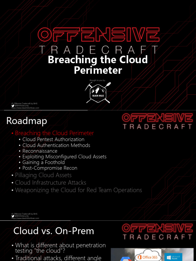 Breaching The Cloud Perimeter Slides | PDF | Phishing | World Wide Web