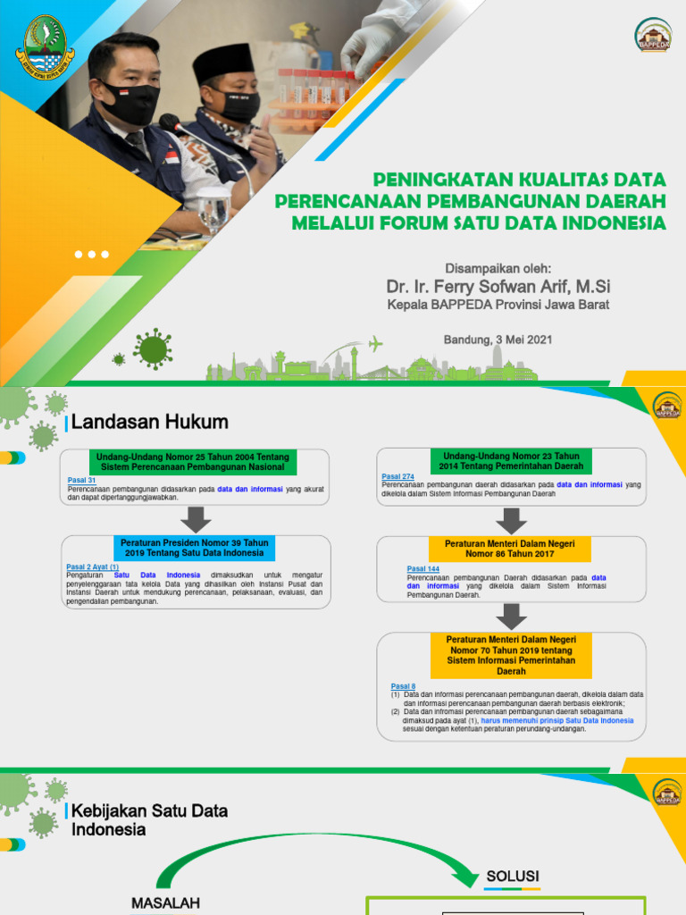 Materi Bappeda Prov Jabar | PDF