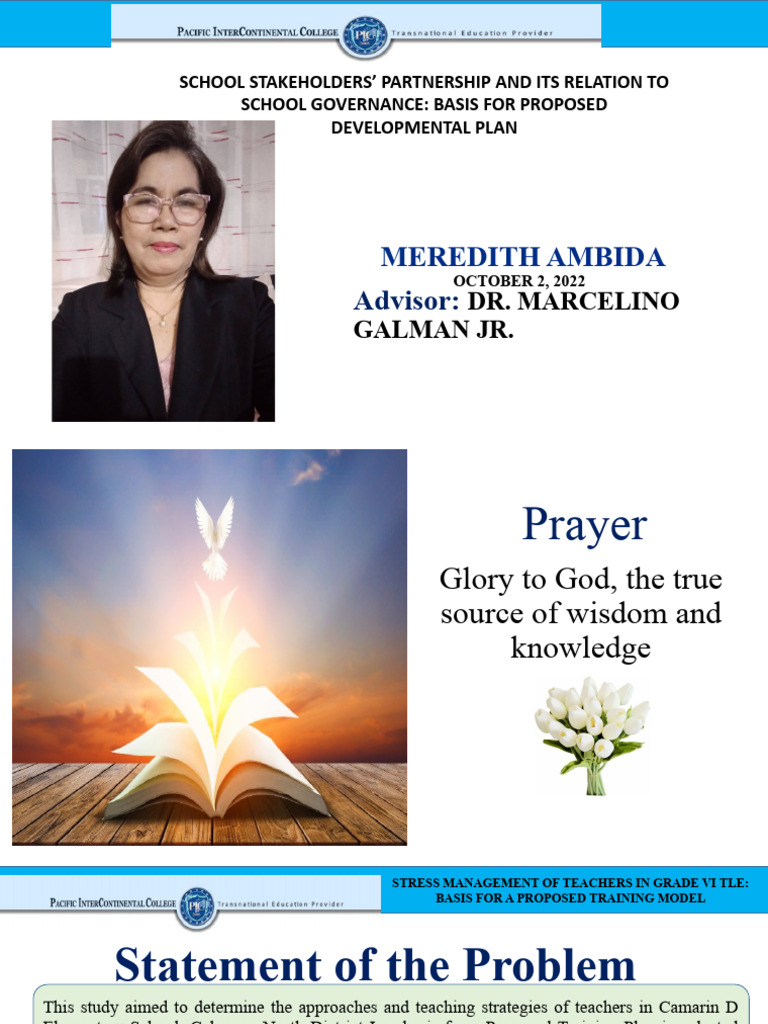 Ambida PPT Final 1 | PDF | Teachers | Inquiry Based Learning