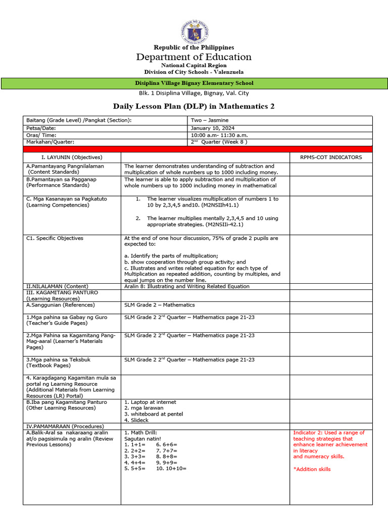 Galo 2nd Quarter Cot 23 24 | PDF
