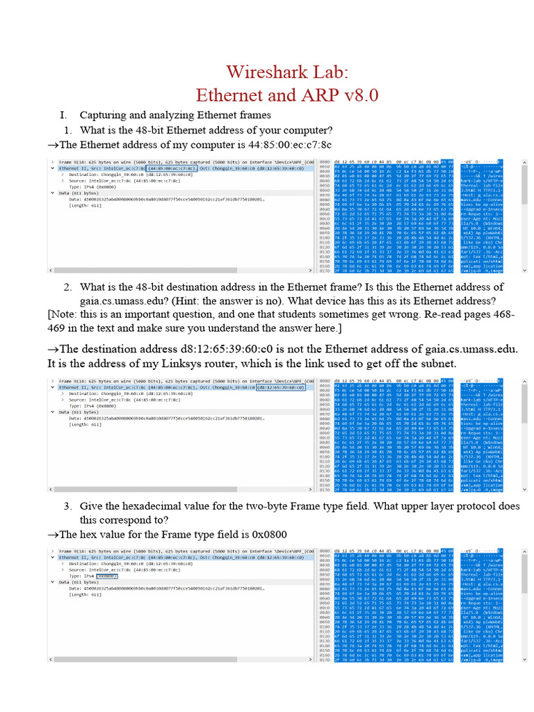 Ethernet-and-ARP Nguyễn Hưng | PDF | Networking Standards | Computer Standards