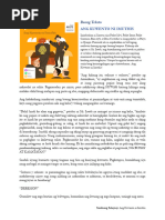 El Filibusterismo Juli Monologue Script PDF | PDF