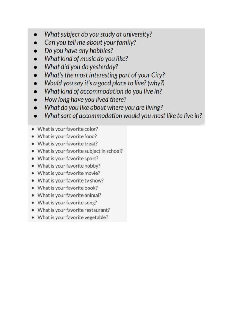 English Speaking Level 2 | PDF