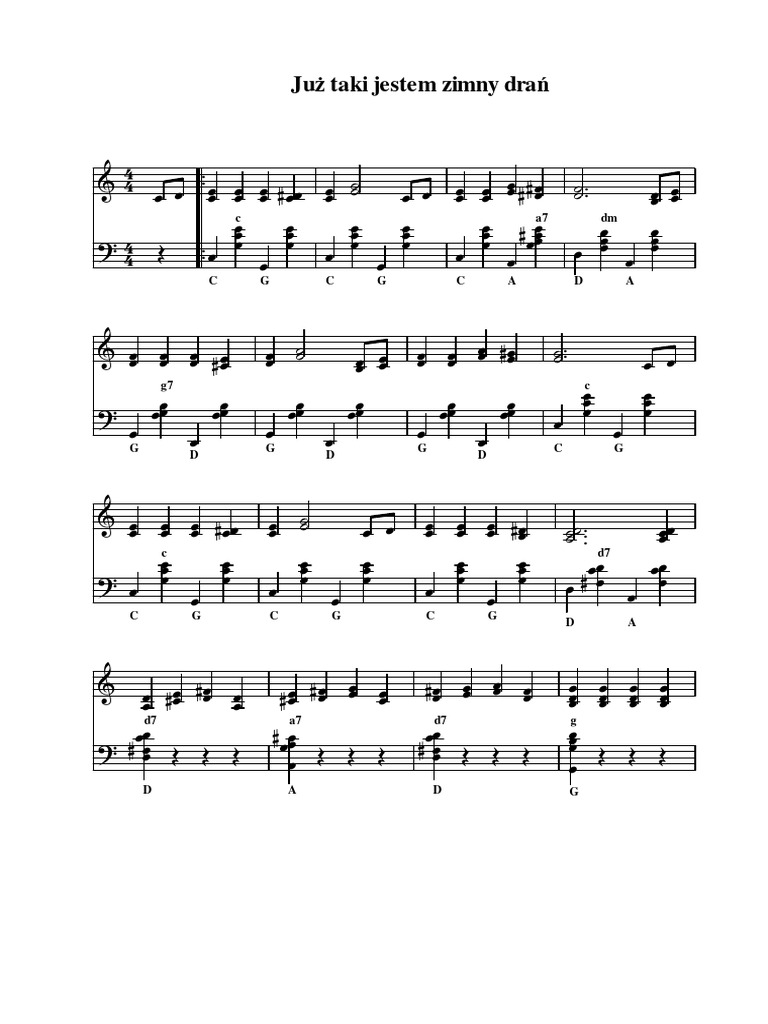 Już Taki Jestem Zimny Drań | PDF