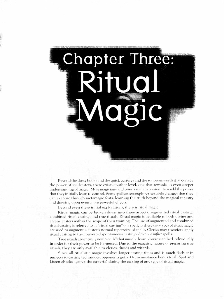 Ritual Magic | PDF