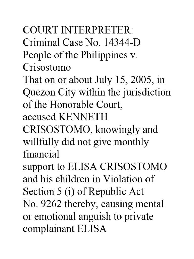 Mock Court Script | PDF