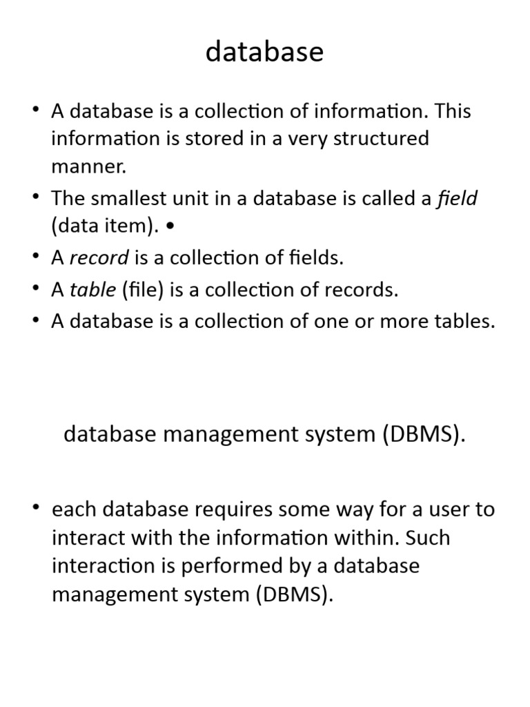 Database | Download Free PDF | Databases | Microsoft Access Database | Download Free PDF | Databases | Microsoft Access