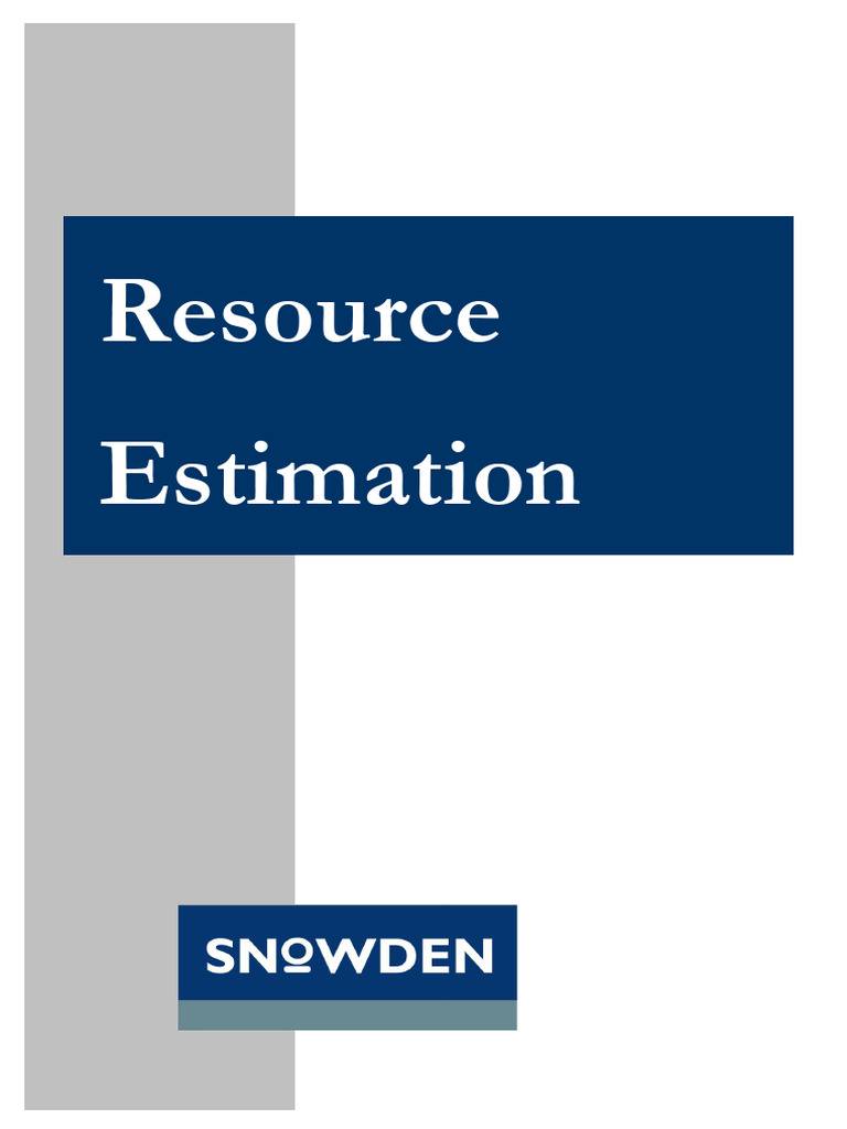Resource Estimation | PDF | Statistics | Estimation Theory