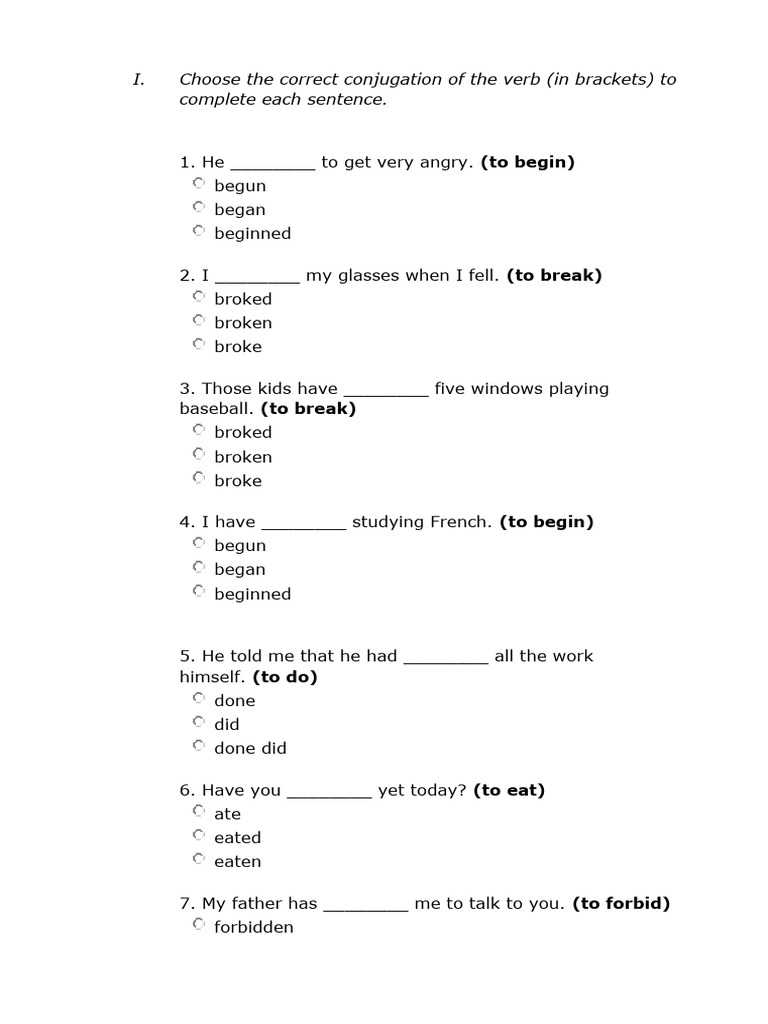 Movers Exercises | PDF