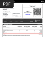 Airtel Recharge Receipt | PDF | Invoice | Payments