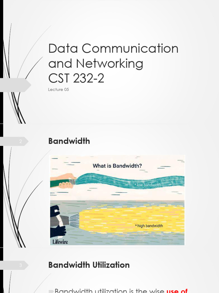 Bandwidth Utilization Pdf