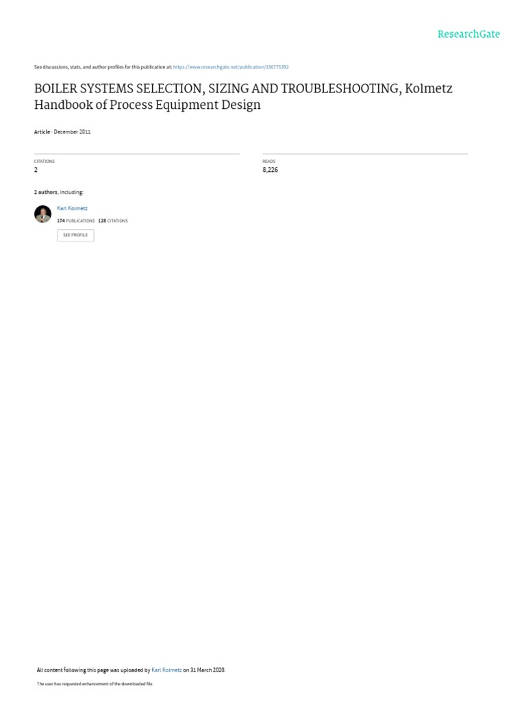 ENGINEERING DESIGN GUIDELINES Boiler Systems Rev1.3web | PDF | Boiler ...