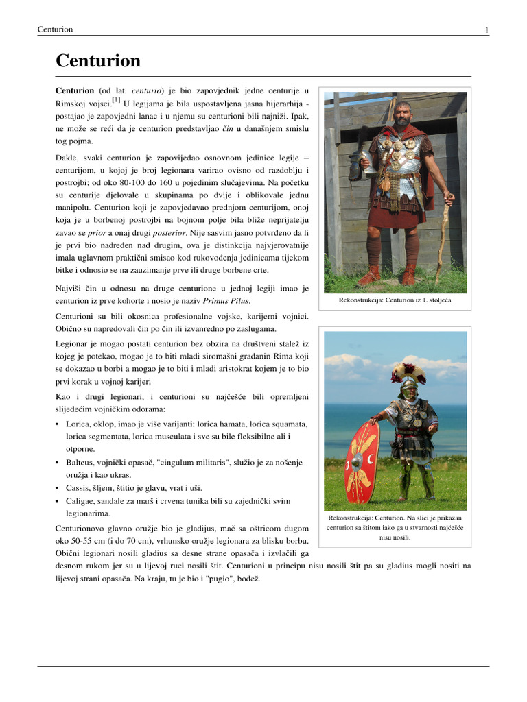 Centurion | PDF
