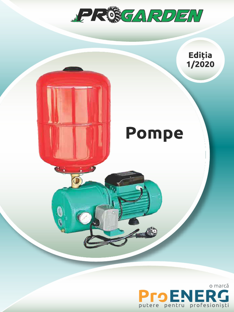 Progarden Pompe Motopompe 2020 Ed1 Ro | PDF