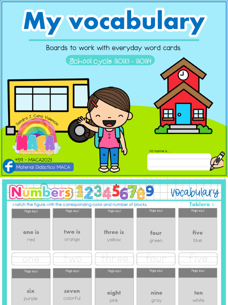 Vocabulary Numbers | PDF