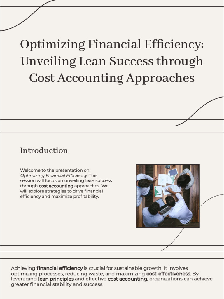 Wepik Optimizing Financial Efficiency Unveiling Lean Success Through Cost Accounting Approaches ...