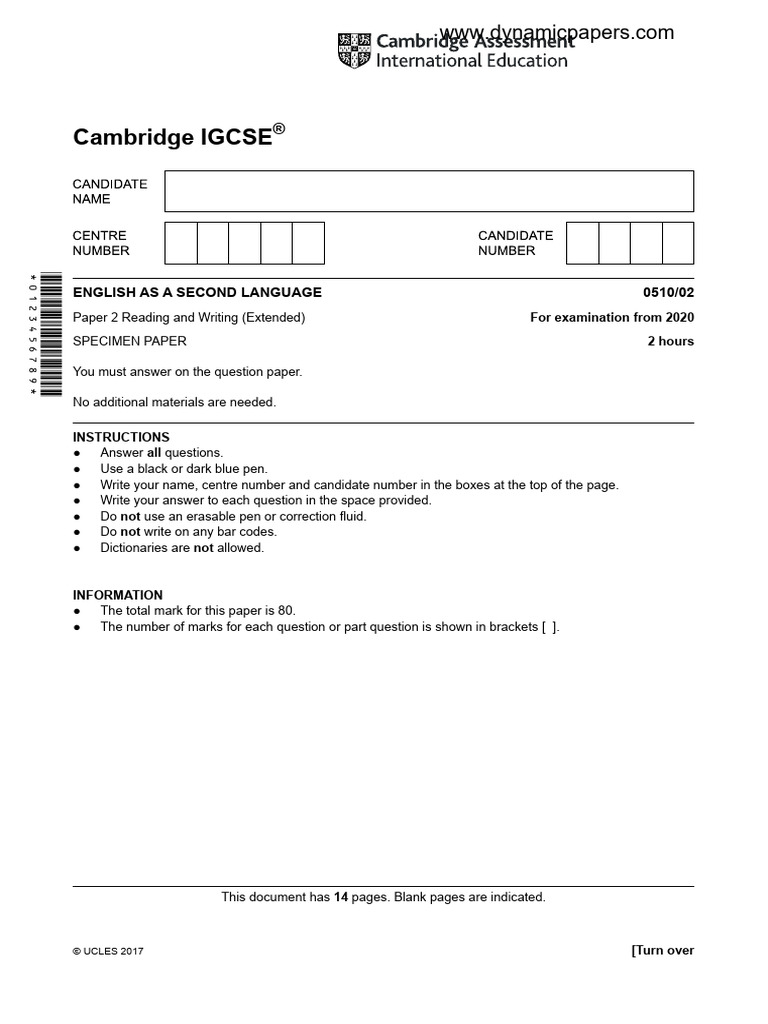 2020 Specimen Paper 2 | PDF | Neil Armstrong | Apollo 11