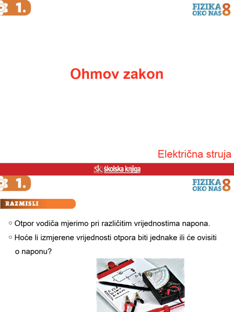 SK - 14. Ohmov Zakon | PDF