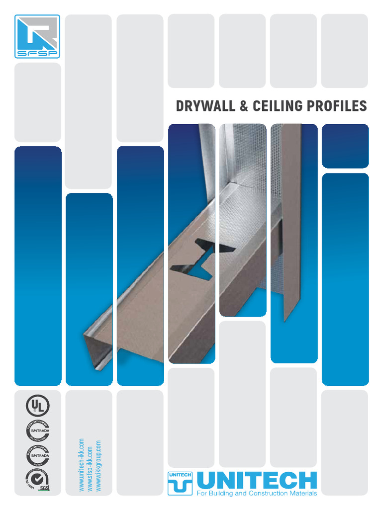 Unitech Dry Wall Catalogue 2022 | PDF | Quality (Business) | Value Chain
