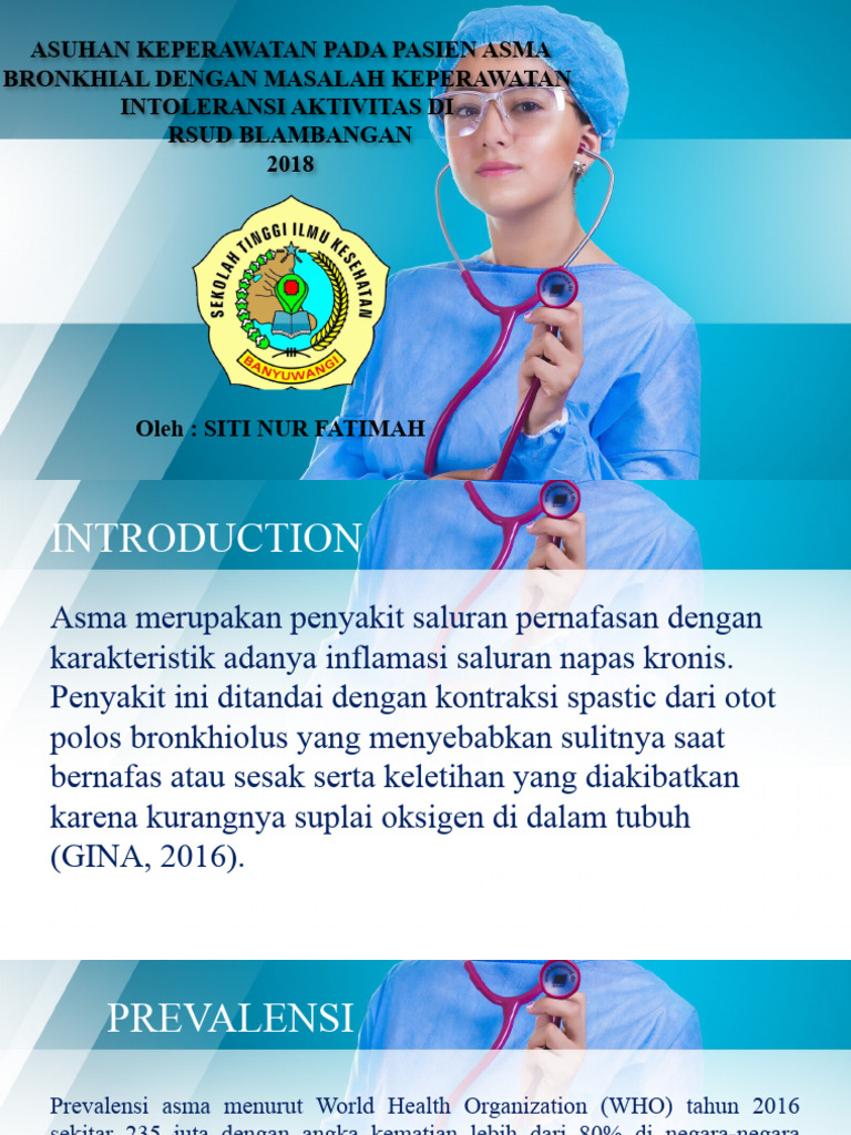 Asuhan Keperawatan Asma Bronkhial di RSUD | PDF