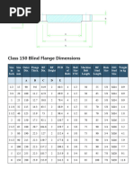 Flange Bolt Charts | PDF