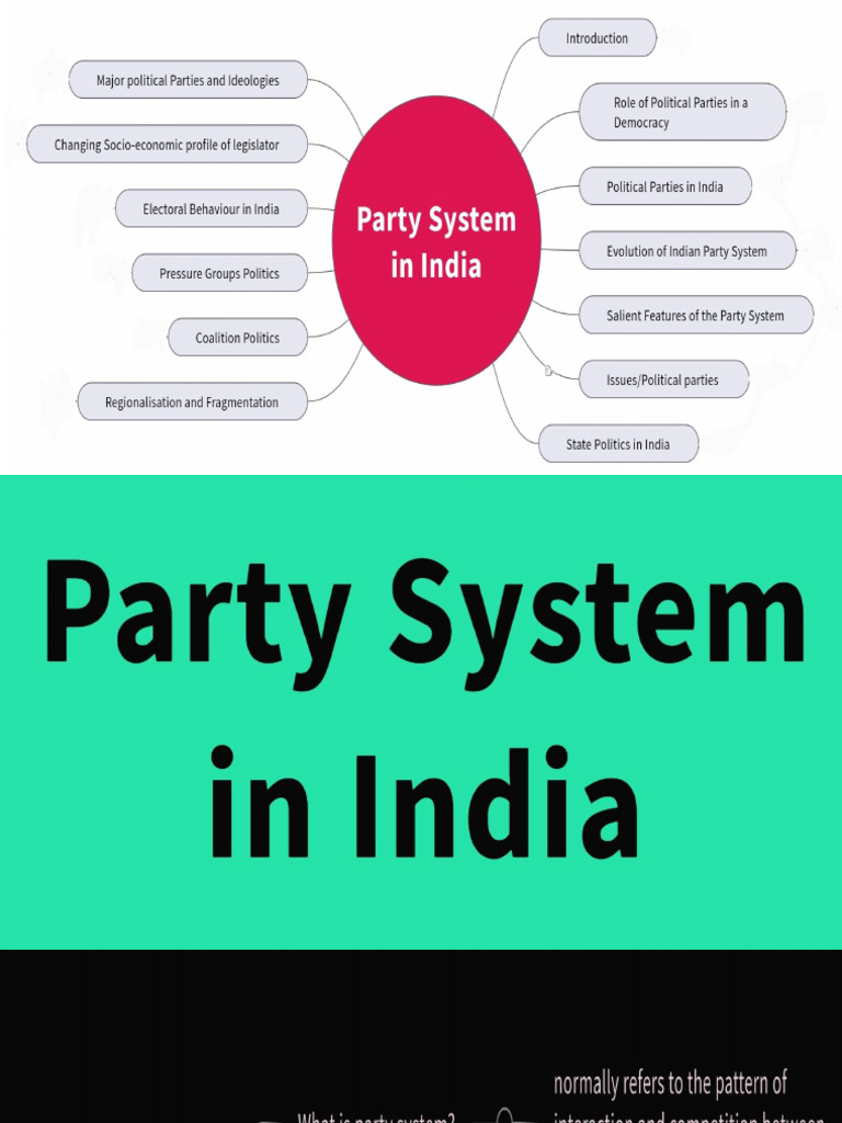 Party System ... Indian Politics | PDF