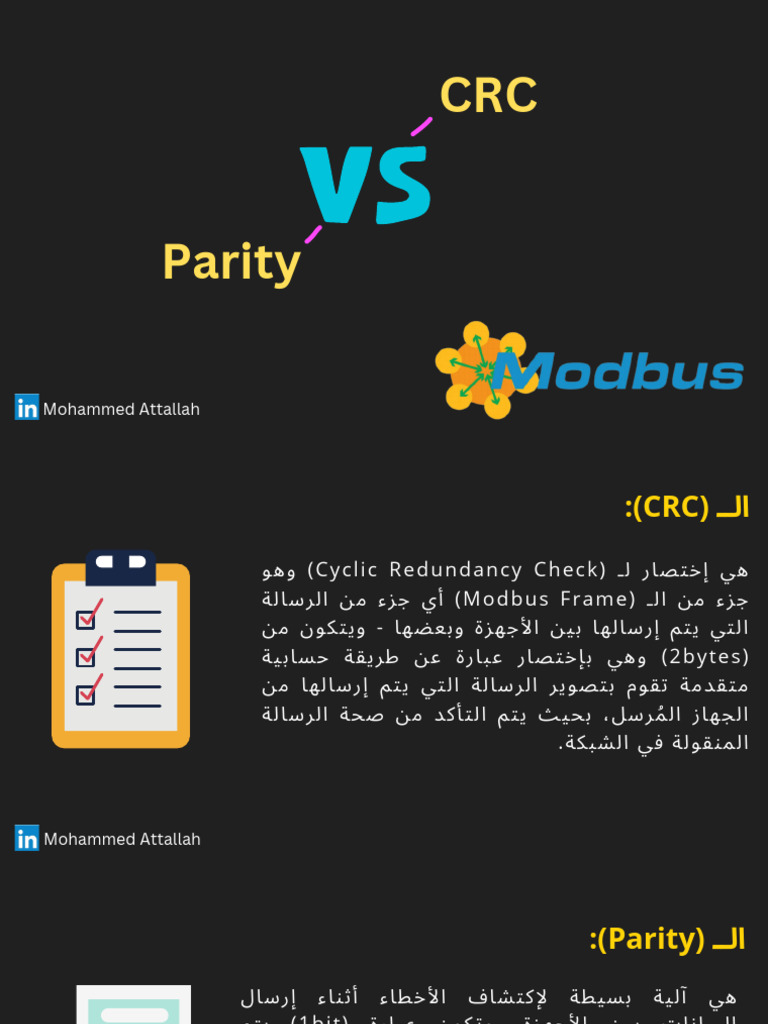Modbus CRC VS Parity | PDF