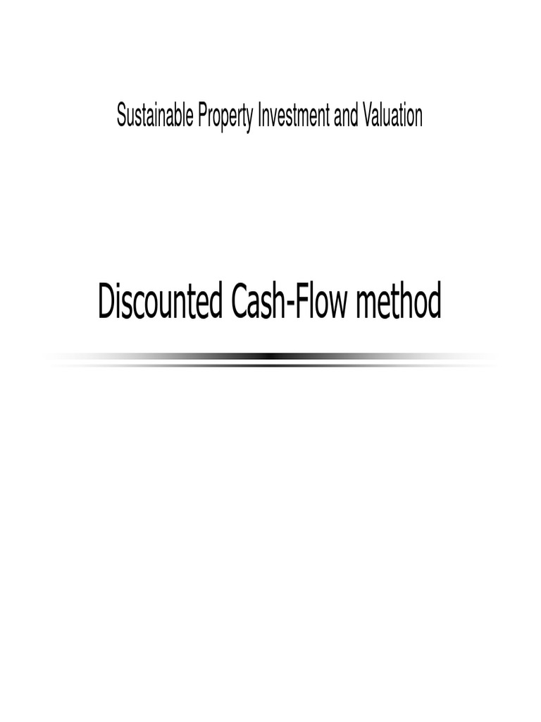 07 - Discounted Cash-Flow Method-1 | PDF | Net Present Value | Internal ...