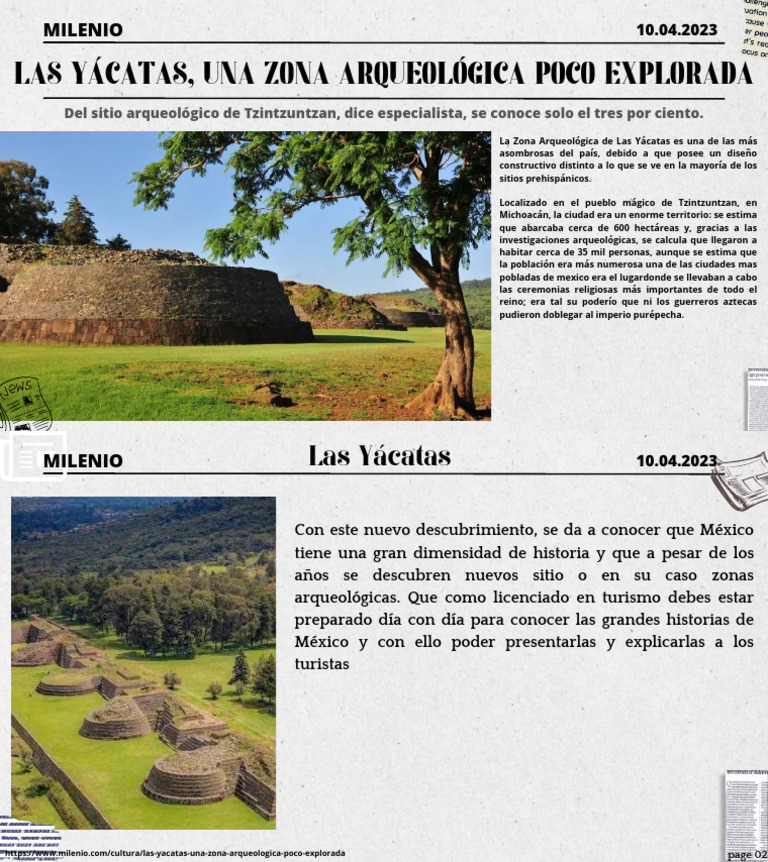 Las Yácatas, Una Zona Arqueológica Poco Explorada | PDF | México ...
