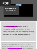 Malikhaing Pagsulat - PPT | PDF