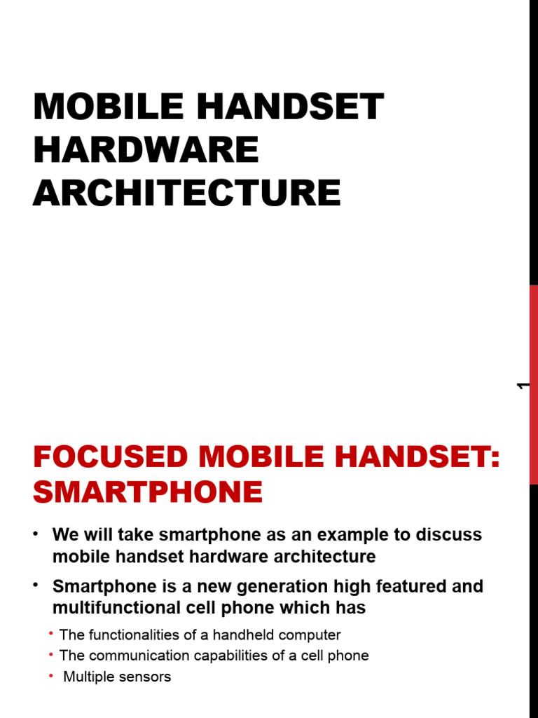 Mobile Handset Architecture | PDF | Smartphone | System On A Chip