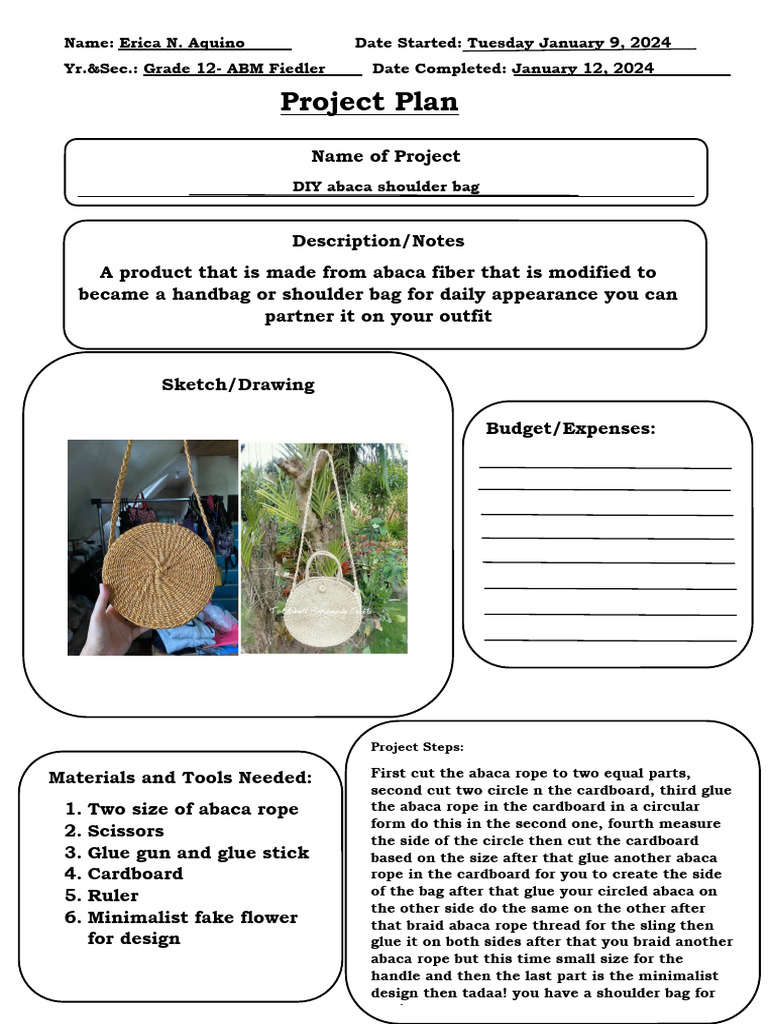 Project-Plan-1 | PDF