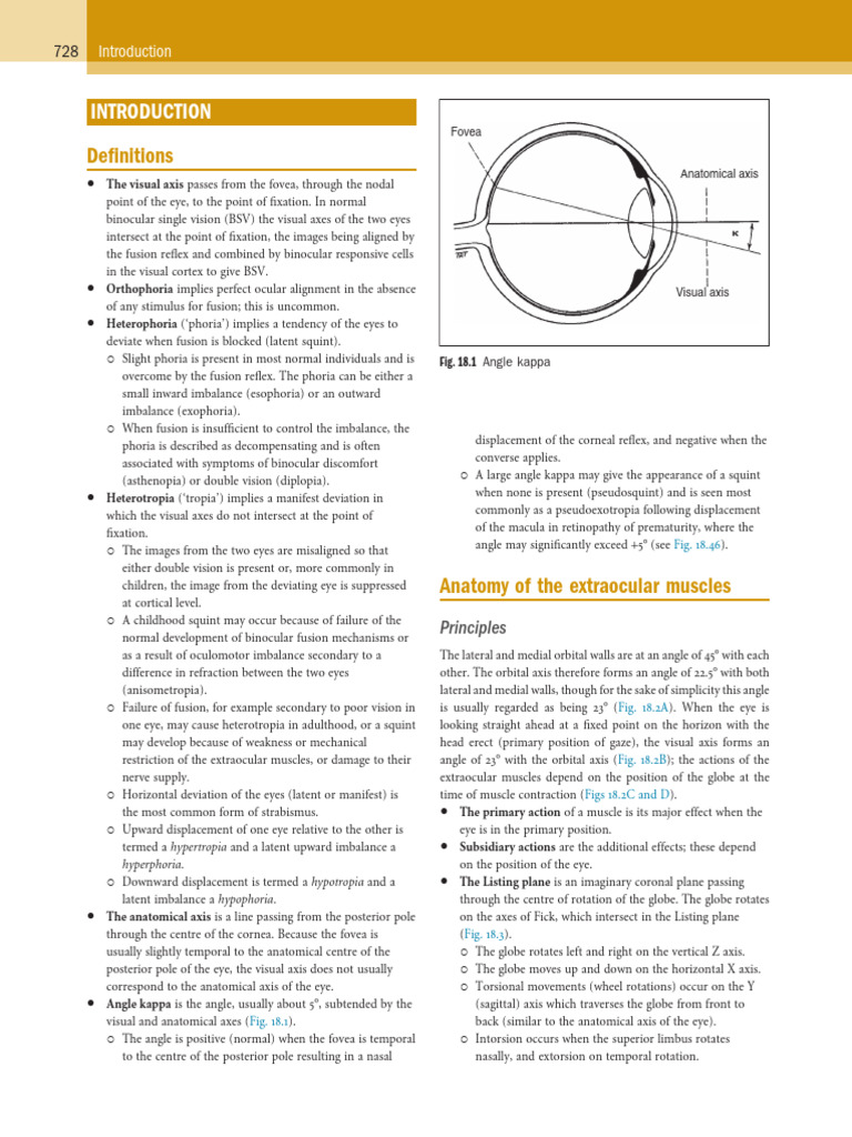 Strabismus Intro | PDF | Face | Sensory Organs