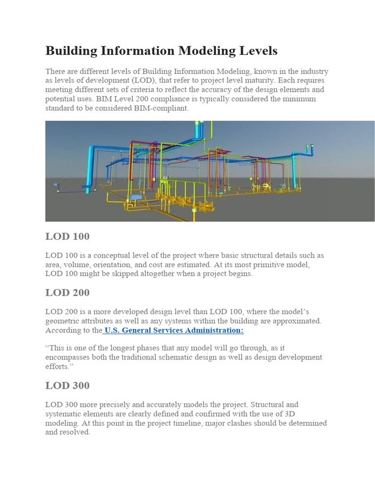 Building Information Modeling Levels | PDF | Building Information Modeling | Engineering