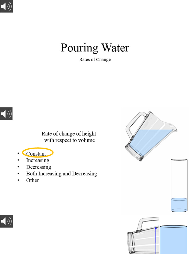 Constant Rates of Change 1 | PDF | Metrology | Physical Quantities
