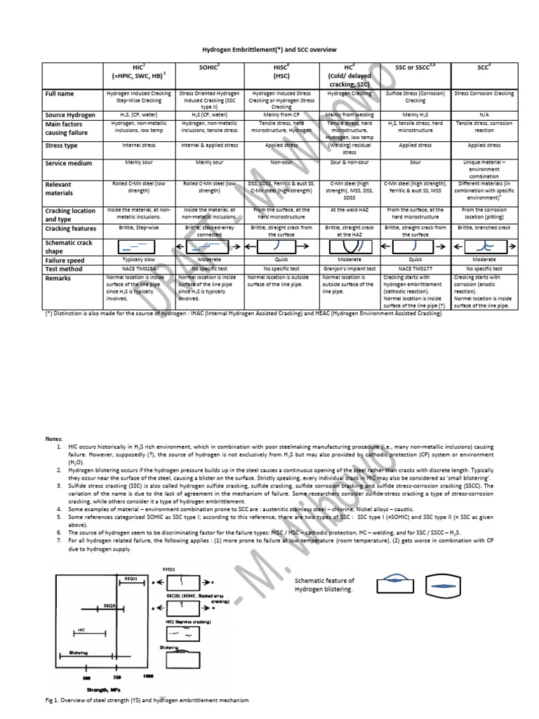 Overview HIC SSC Rev1 | PDF | Corrosion | Fracture