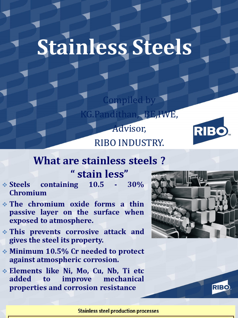 Stainless Steel Overview | PDF | Stainless Steel | Steel