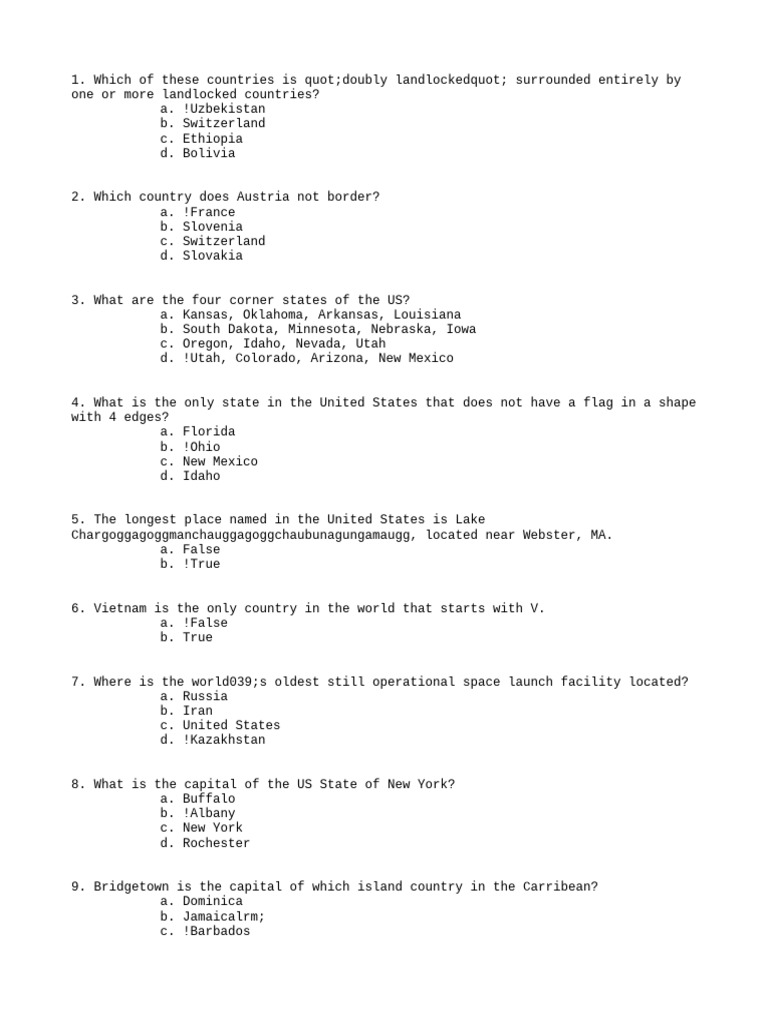 Quiz Lesson Plan 6 | PDF | Travel